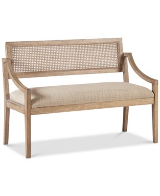 Leon Cane Arm Bench - Macy's