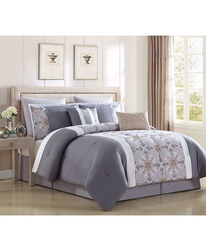 Ellison First Asia Faro 8-Pc. Queen Comforter Set - Macy's