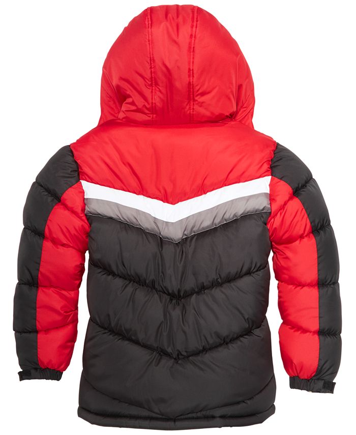 CB Sports Hooded Colorblocked Puffer Coat, Big Boys - Macy's