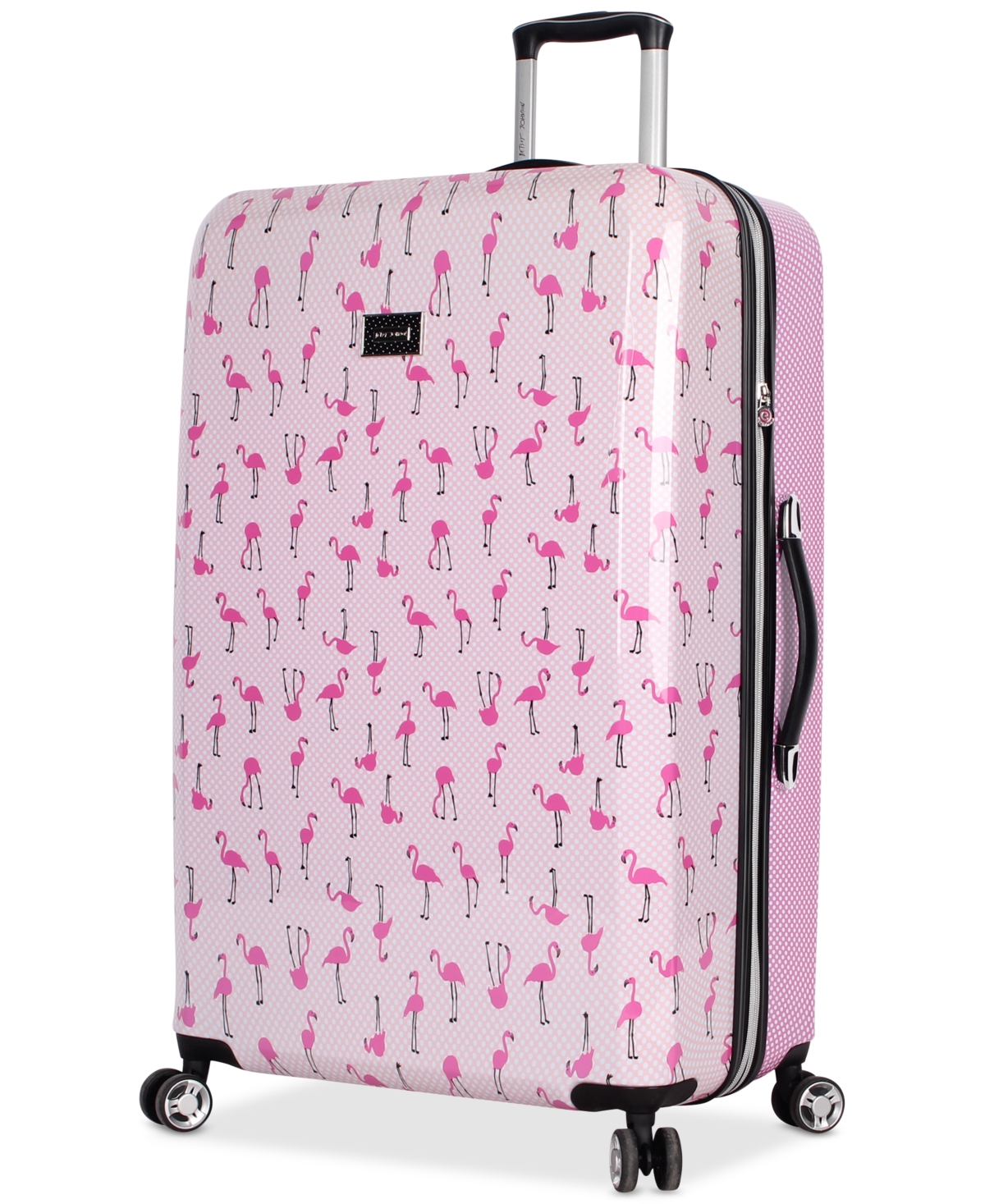 Click here for Betsey Johnson 30 Check-in Spinner - Flamingo Stru... prices