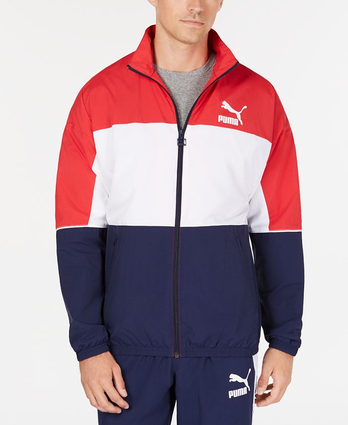 Puma Men's Colorblocked Woven Jacket - Macy's