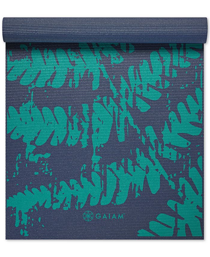 Gaiam Printed 4mm Yoga Mat - Macy's