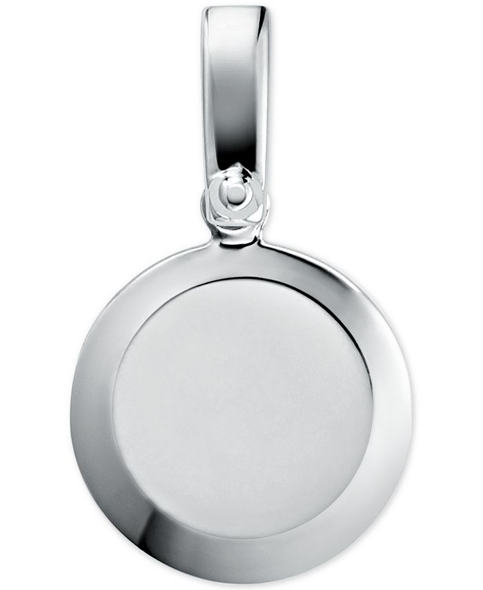 Michael Kors Women's Custom Kors Sterling Silver Disc Charm - Macy's