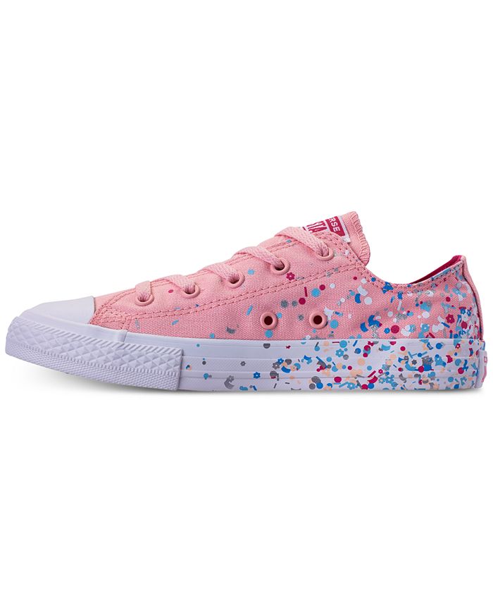 Converse Girls' Chuck Taylor All Star Ox Confetti Casual Sneakers from ...