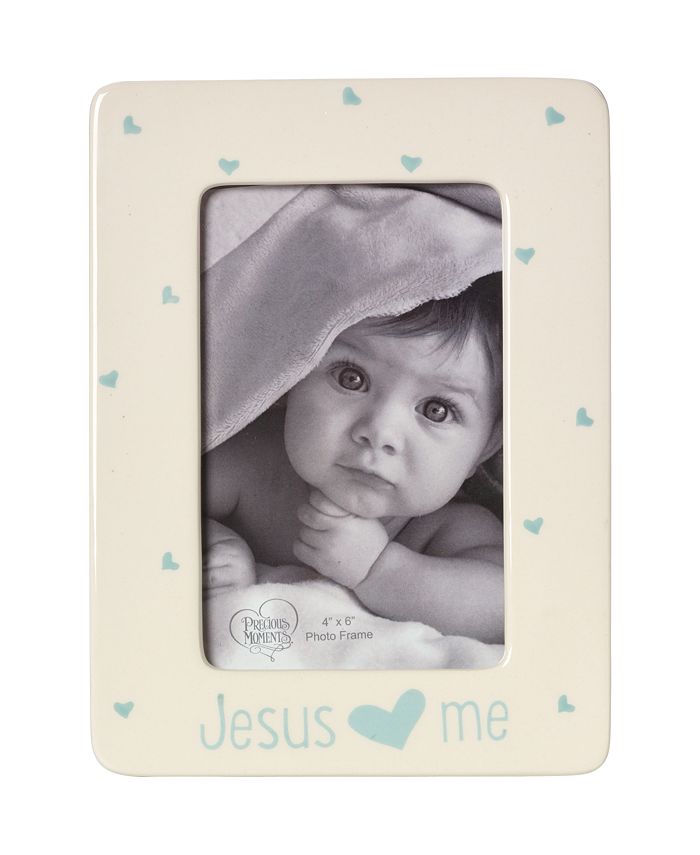 Precious Moments Jesus Loves Me 4 x 6 Photo Frame, Boy - Macy's