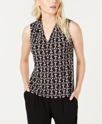 Bar III Floral-Print Top, Created for Macy's - Macy's