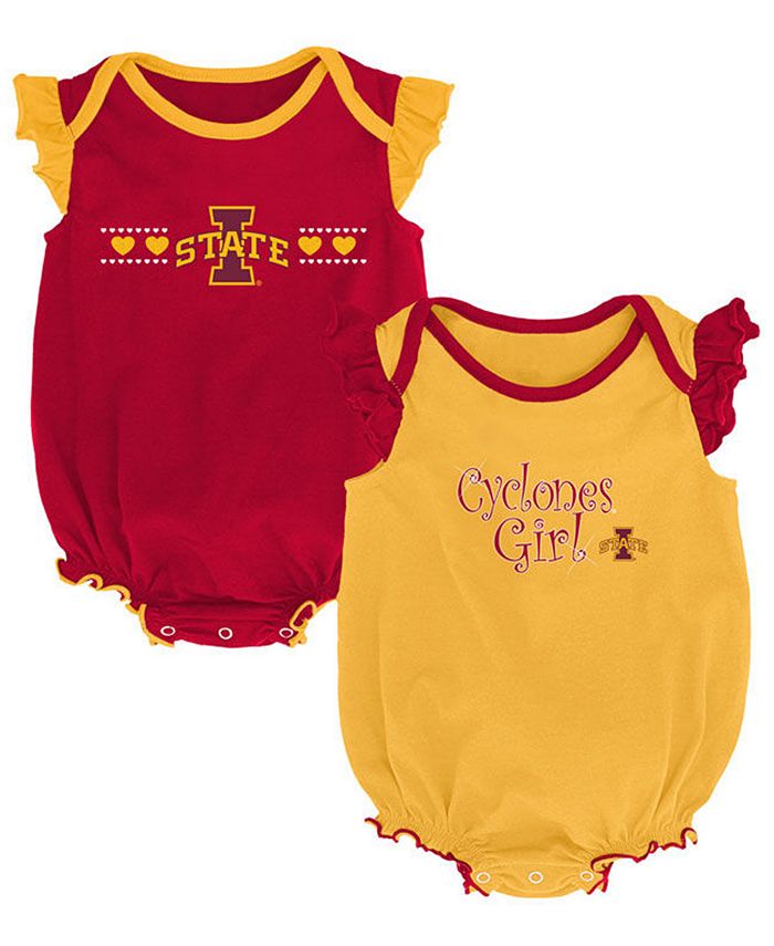 Outerstuff Iowa State Cyclones Homecoming Creepers 2 Pack, Infants (0-9 ...