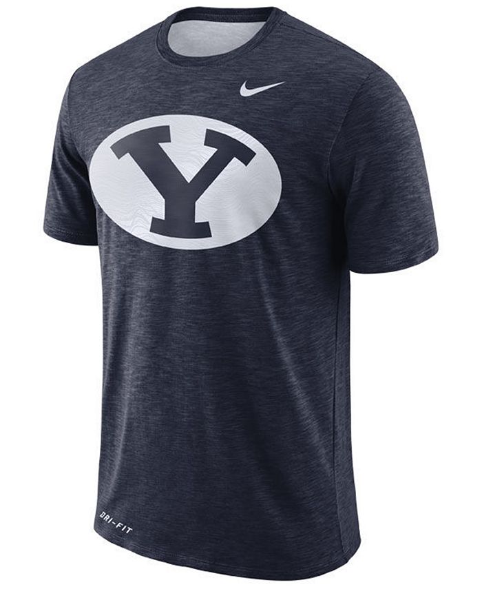Nike Men's BYU Cougars Dri-Fit Cotton Slub T-Shirt - Macy's