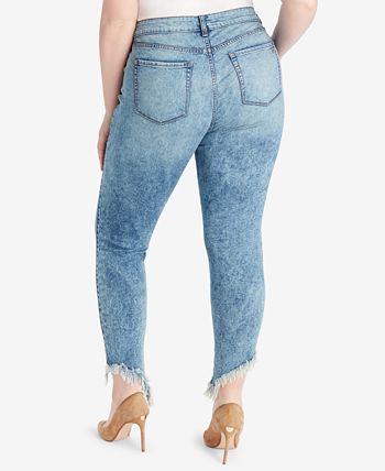 WILLIAM RAST Plus Size Raw-Hem Skinny Jeans - Macy's