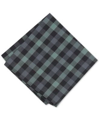 Bar III Men's Merrit Check Pocket Square, Created for Macy's - Macy's