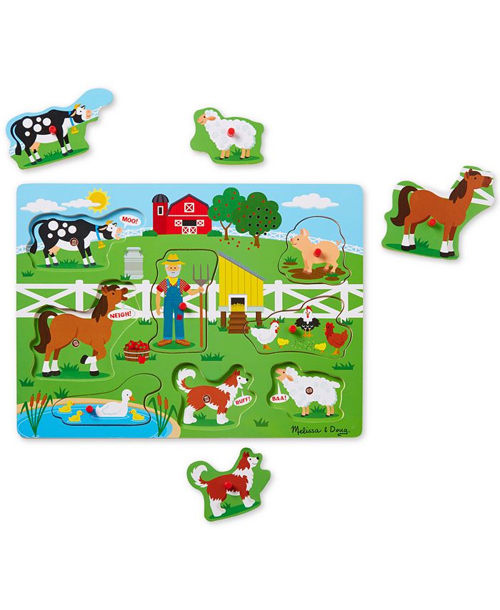 Melissa and Doug Melissa & Doug Old MacDonald's Farm Sound Puzzle - Macy's