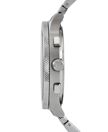 Lucky Brand Men's Chronograph Rockpoint Stainless Steel Bracelet Watch ...