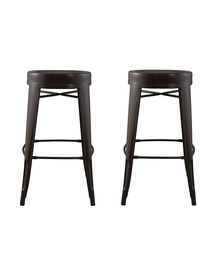Acessentials Contoured Seat, Round Backless Barstool - Macy's
