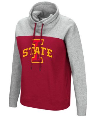 Colosseum Women's Iowa State Cyclones Logo Funnel Neck Hooded ...