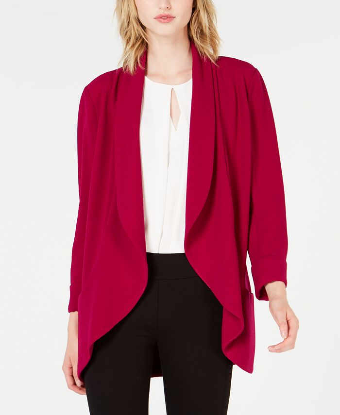 Bar III Shawl-Collar Open Jacket, Created for Macy's - Macy's