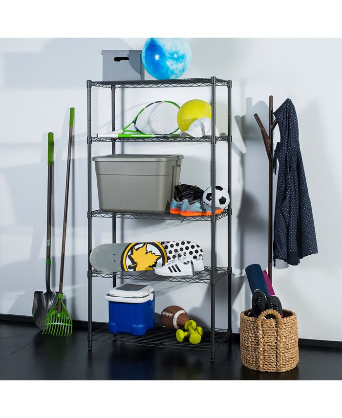 Furniture Julia Adjustable Storage Rack, Quick Ship - Macy's