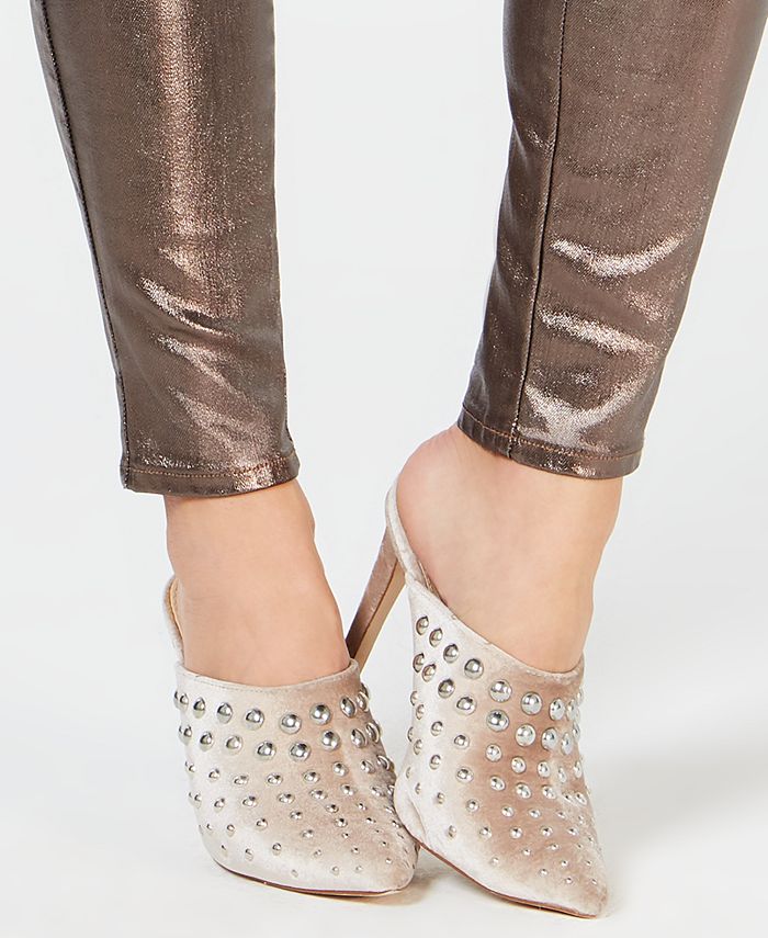 GUESS Metallic Skinny Jeans - Macy's