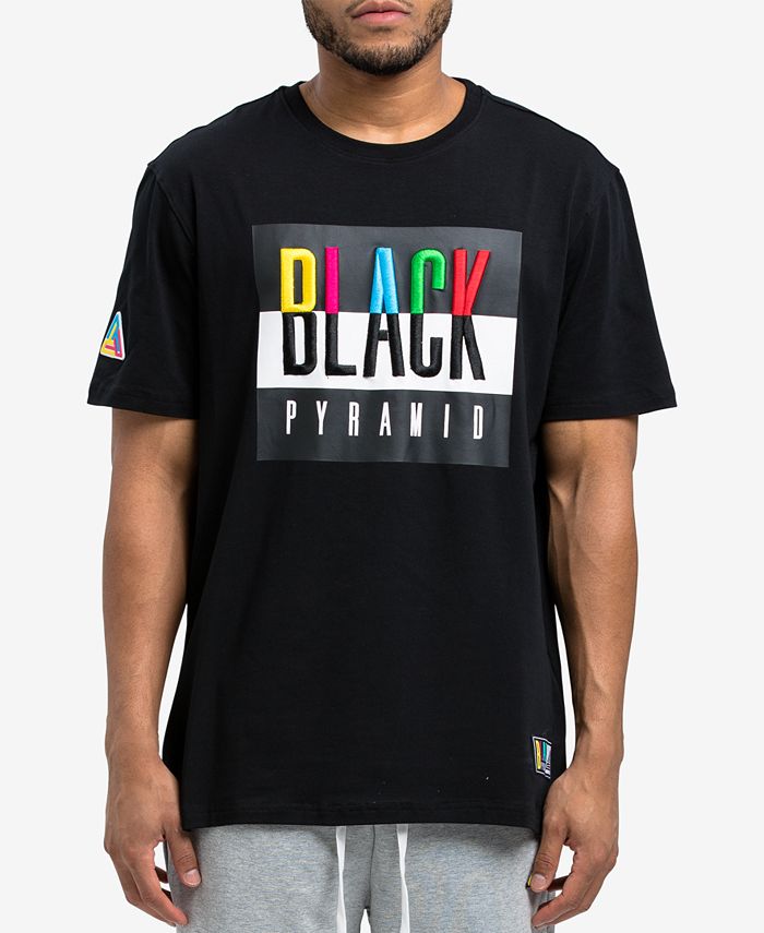 Black Pyramid Men's Color Contrast Logo Graphic T-Shirt - Macy's