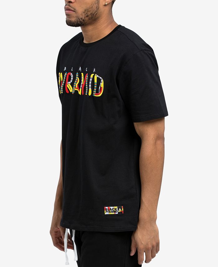 Black Pyramid Men's Whimsical Logo Graphic T-Shirt - Macy's