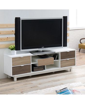 Furniture of America Aaron Modern 70.8" TV Stand - Macy's