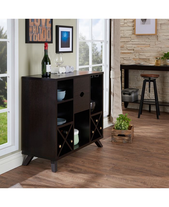 Furniture of America Ruybal Wine Rack Buffet - Macy's