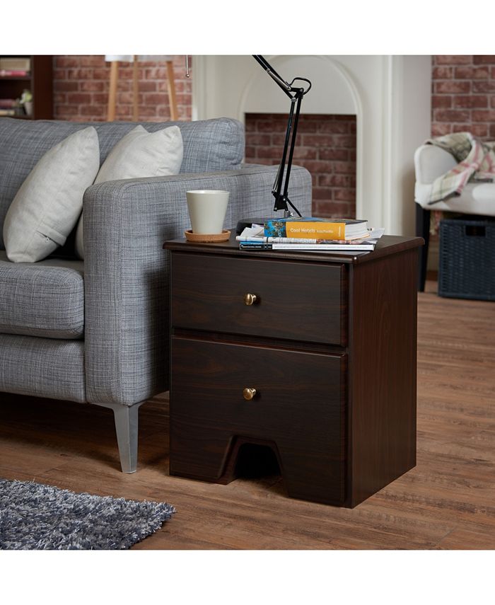 Furniture of America CLOSEOUT Puleo 2 Drawer End Table - Macy's