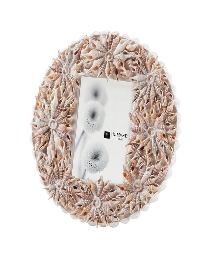 Dimond Home White Starfish Shell Frame - Macy's