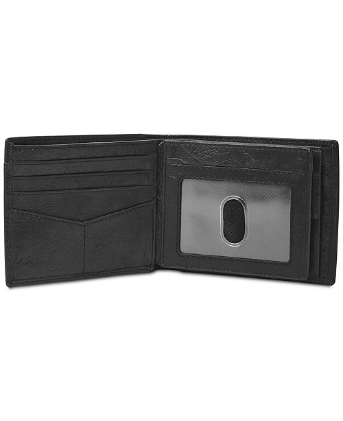 Fossil Men's Neel Leather Coin-Pocket Wallet & Reviews - All ...