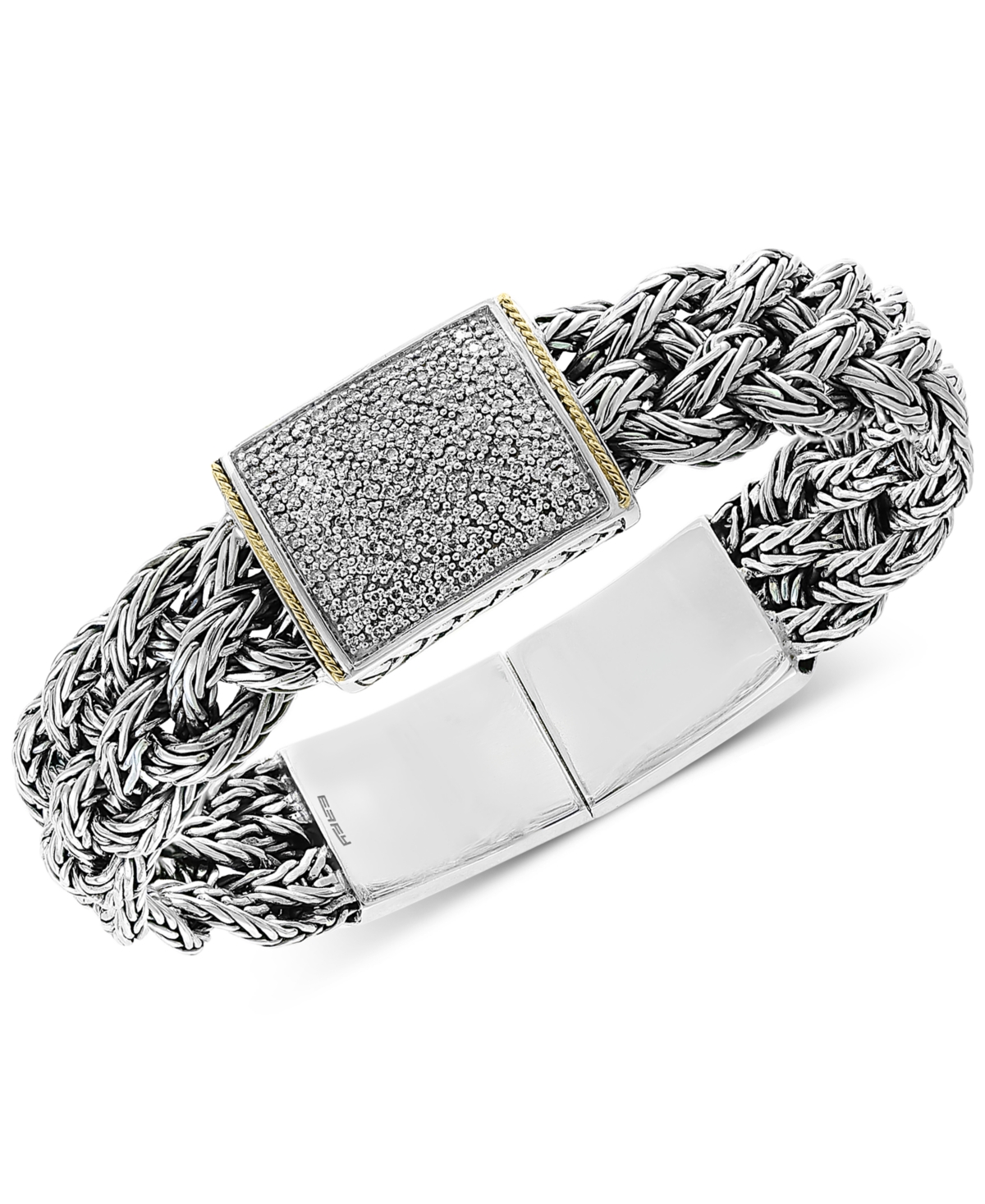 Click here for Diamond Pave Woven Bracelet (1/2 ct. t.w.) in Ster... prices