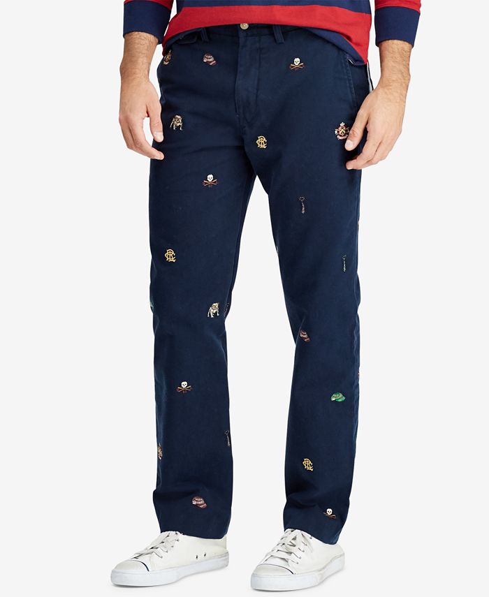 Polo Ralph Lauren Men's Big & Tall Classic Fit Cotton Chino Pants - Macy's