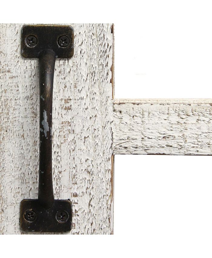 Stratton Home Décor Stratton Home Decor Distressed White Faux Window ...