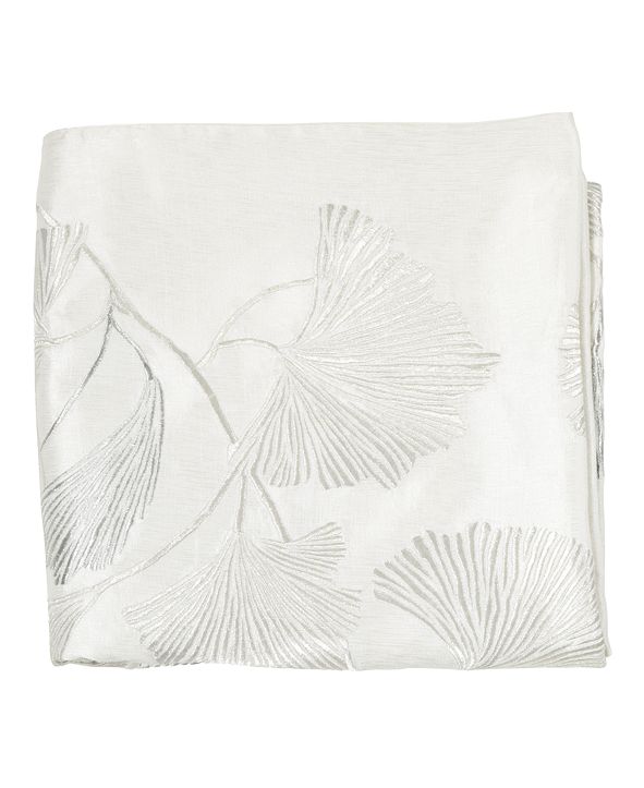 Michael Aram Ivory Ginkgo Leaf Ginkgo Beaded Throw & Reviews - Bedding ...