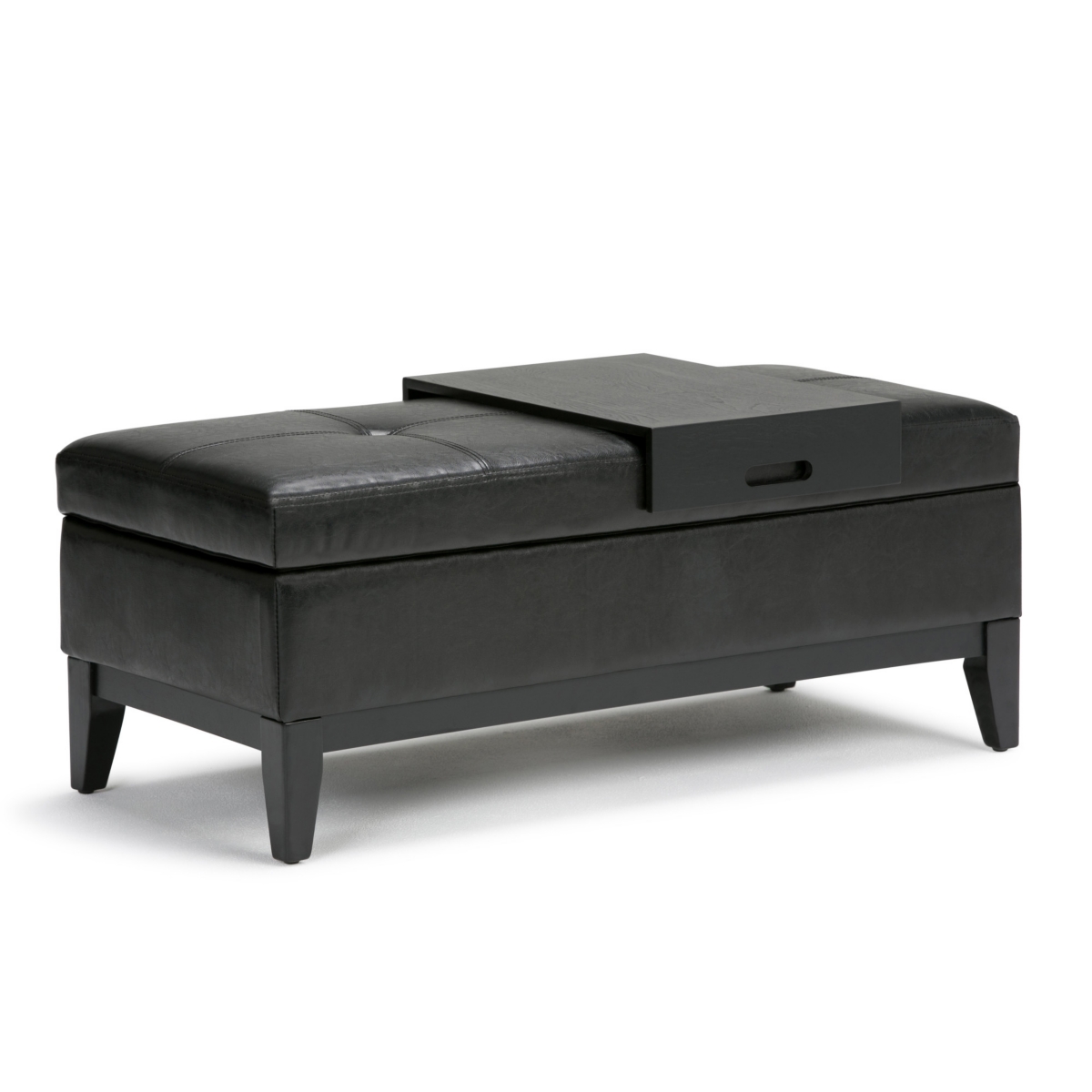 Click here for Senwin Ottoman Bench - Black prices