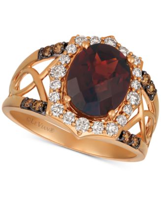 Le Vian® Rhodolite Garnet (3-1/5 ct. t.w.) & Diamond (1/2 ct. t.w ...