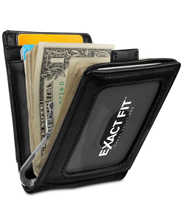 Exact Fit Men's Stretch RFID Money Clip Wallet - Macy's
