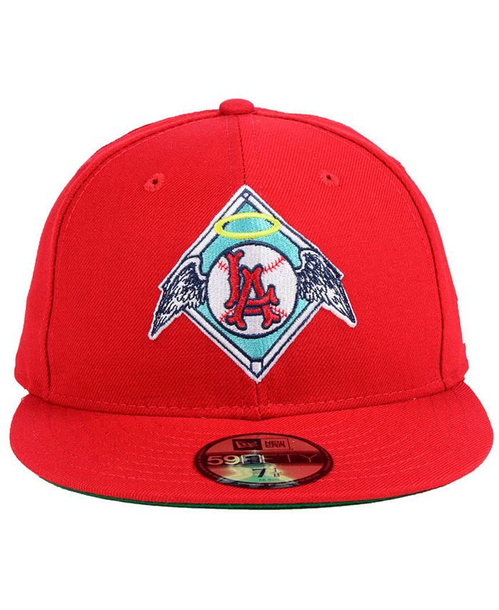 New Era Los Angeles Angels Retro Stock 59FIFTY FITTED Cap - Macy's