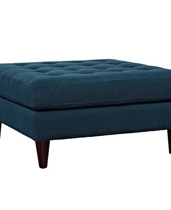 Modway Empress Upholstered Fabric Large Ottoman - Macy's