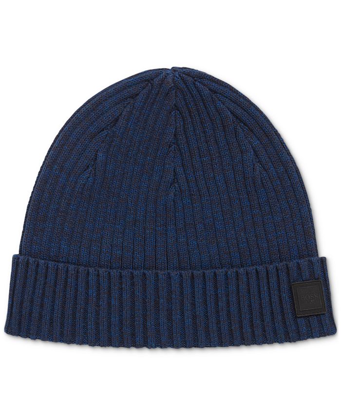 Hugo Boss Men's Ribbed Beanie - Macy's