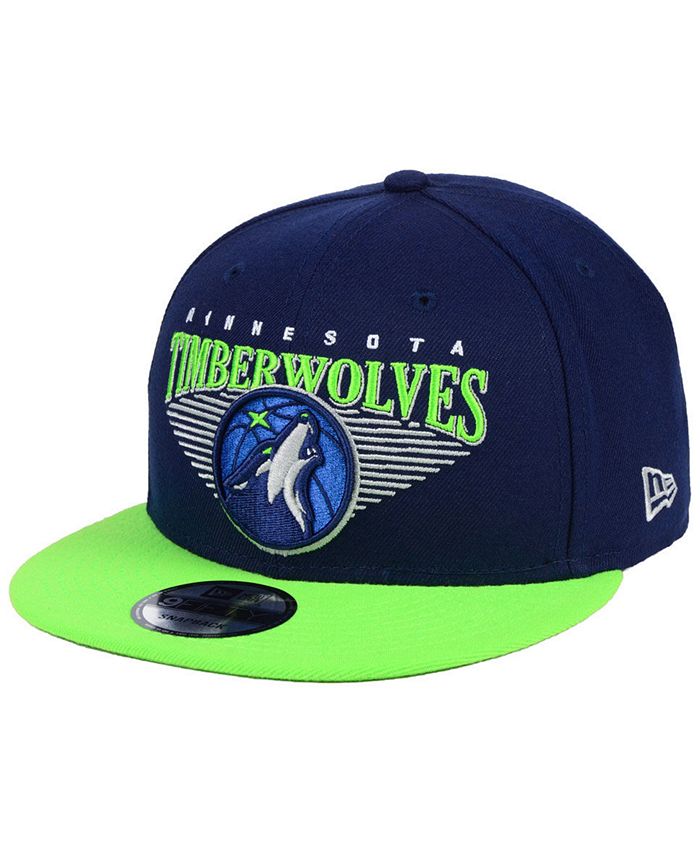 New Era Minnesota Timberwolves Retro Triangle 9FIFTY Snapback Cap - Macy's