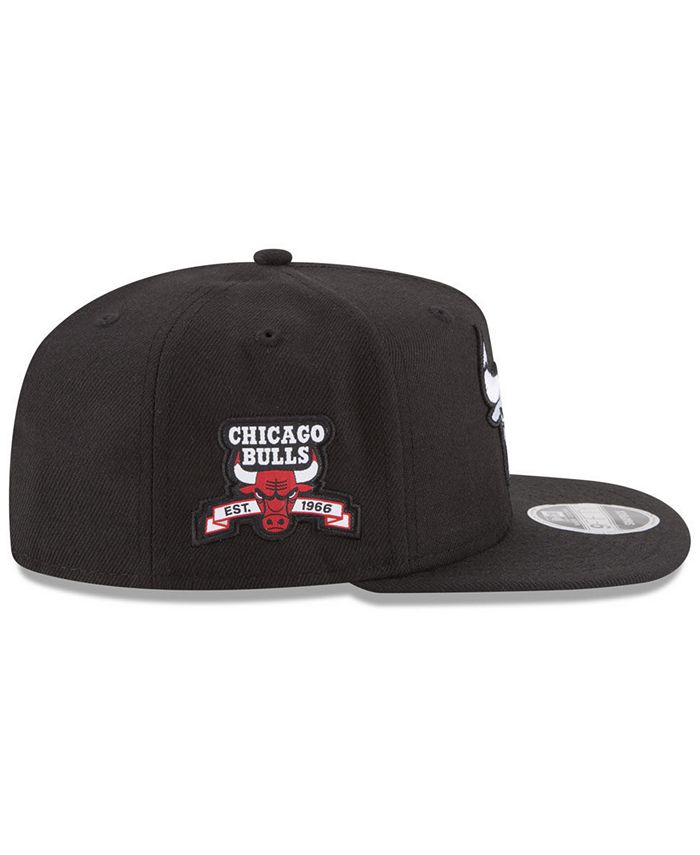 New Era Chicago Bulls Anniversary Patch 9FIFTY Snapback Cap - Macy's