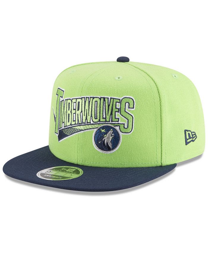 New Era Minnesota Timberwolves Retro Tail 9FIFTY Snapback Cap - Macy's