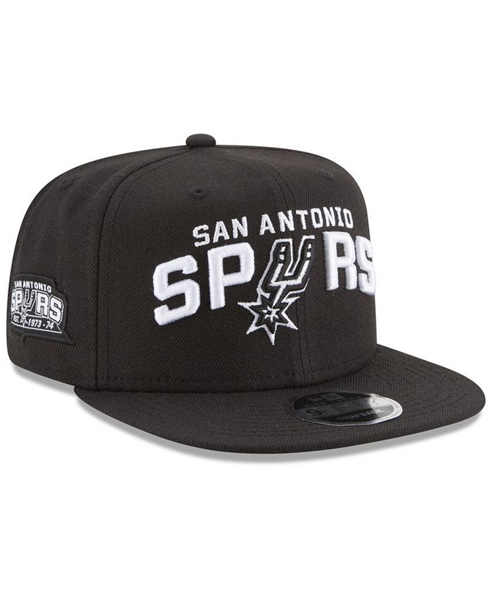 New Era San Antonio Spurs Anniversary Patch 9FIFTY Snapback Cap - Macy's