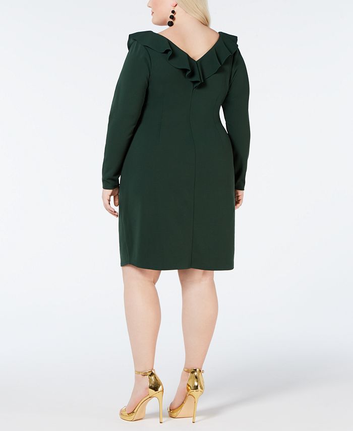 Love Squared Plus Size Ruffle-Trim Bodycon Dress - Macy's
