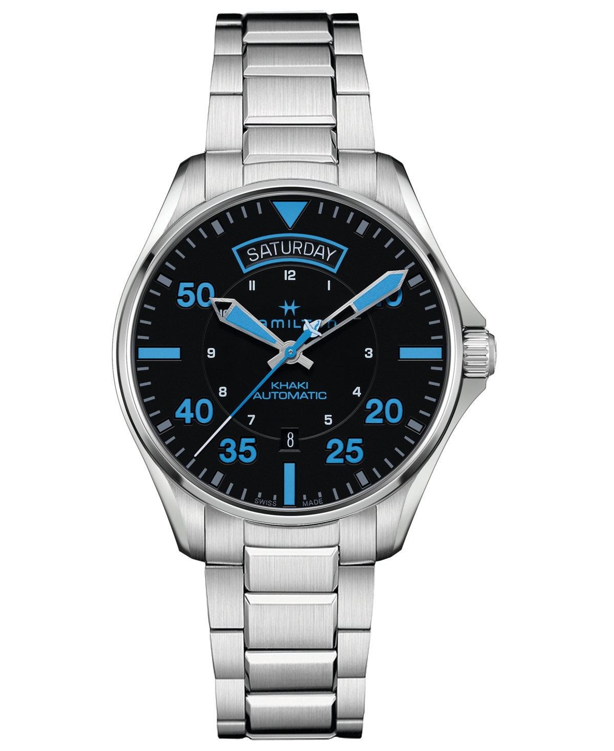 Click here for Hamilton Mens Swiss Automatic Khaki Pilot Air Zerm... prices
