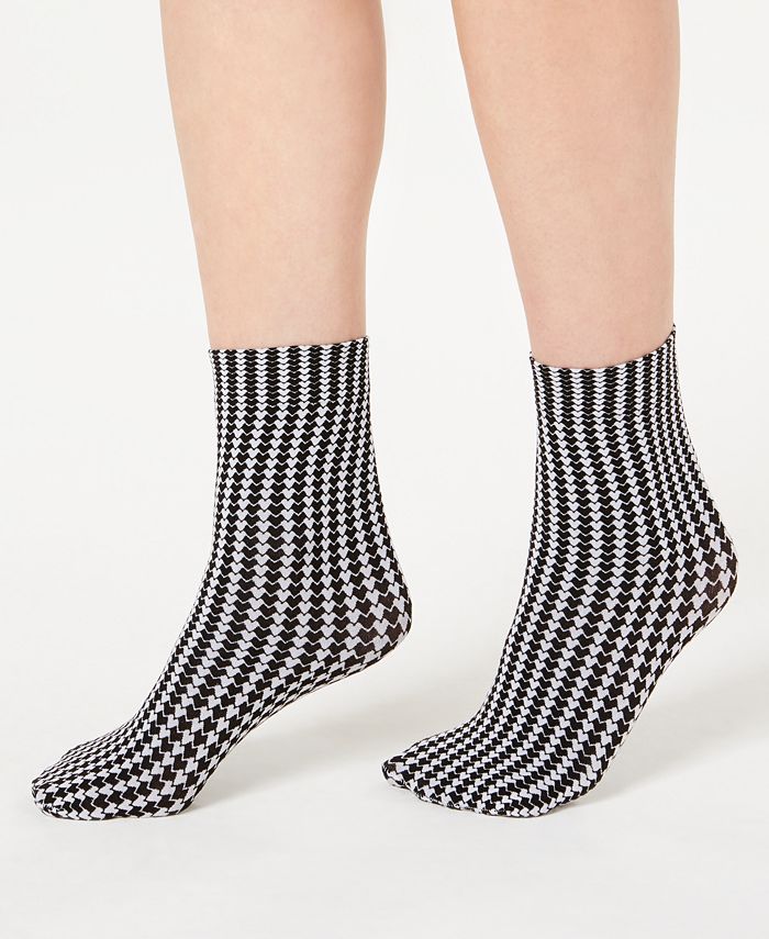 INC International Concepts I.N.C. Printed Anklet Socks, Created for ...