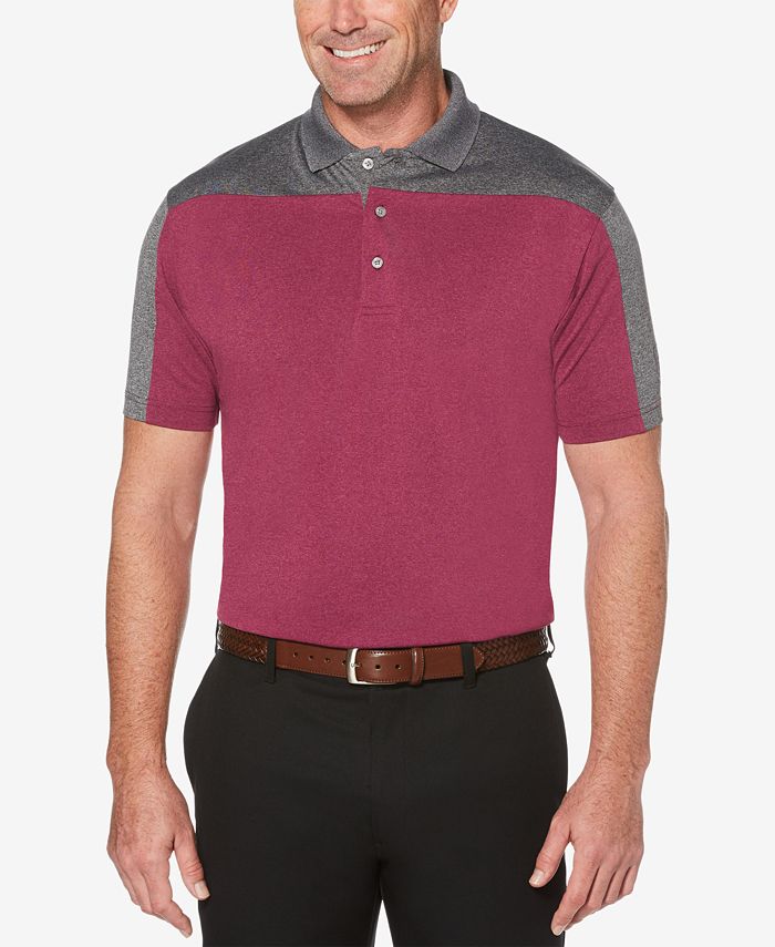 PGA TOUR Men's Heathered Polo - Macy's