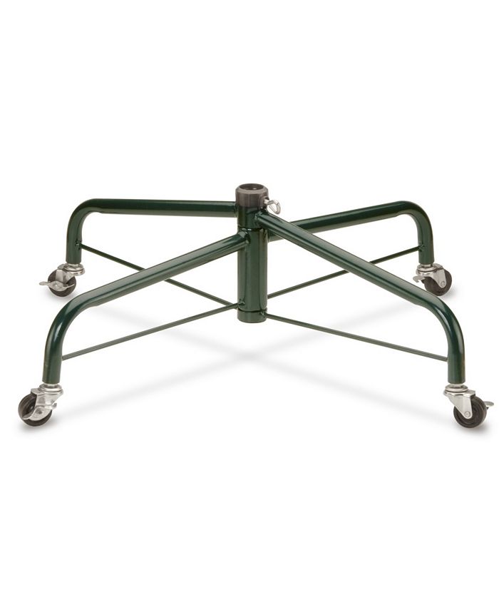 National Tree Company 32" Folding Tree Stand with Rolling Wheels for 9 ...