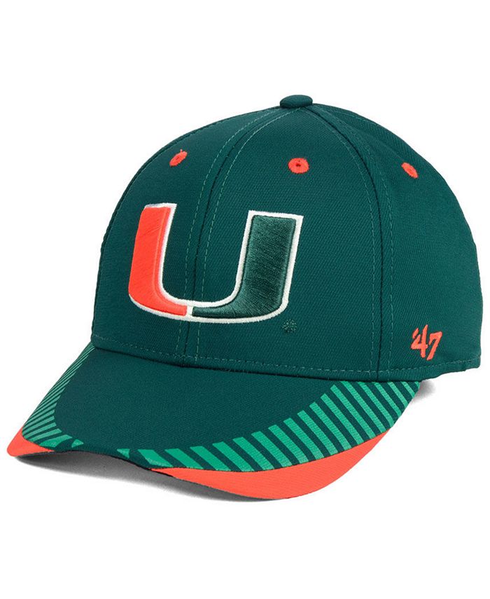 '47 Brand Miami Hurricanes Temper Contender Flex Cap - Macy's