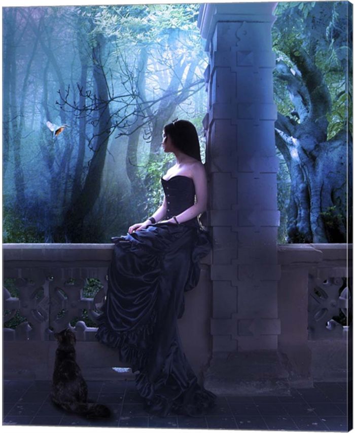 Metaverse Princess Castel By Ata Alishahi Canvas Art - Macy's