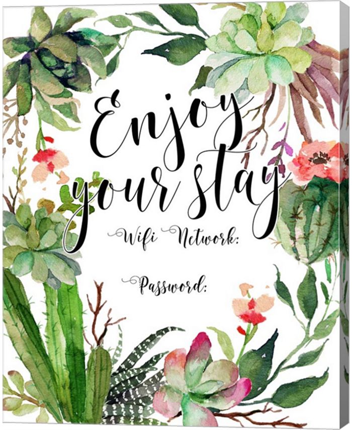 Metaverse Enjoy Your Stay By Tara Moss Canvas Art - Macy's